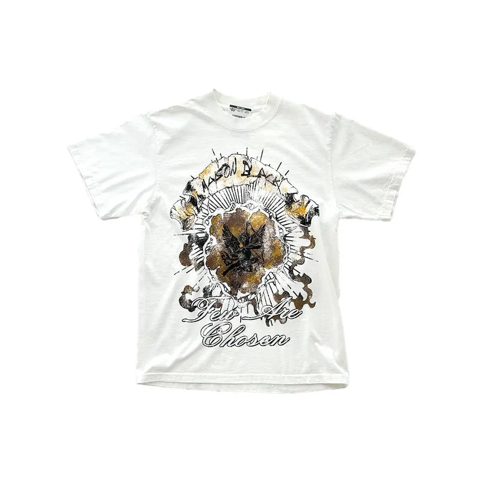 Masion Black - Brown Chosen Tee - White - Men's Closet